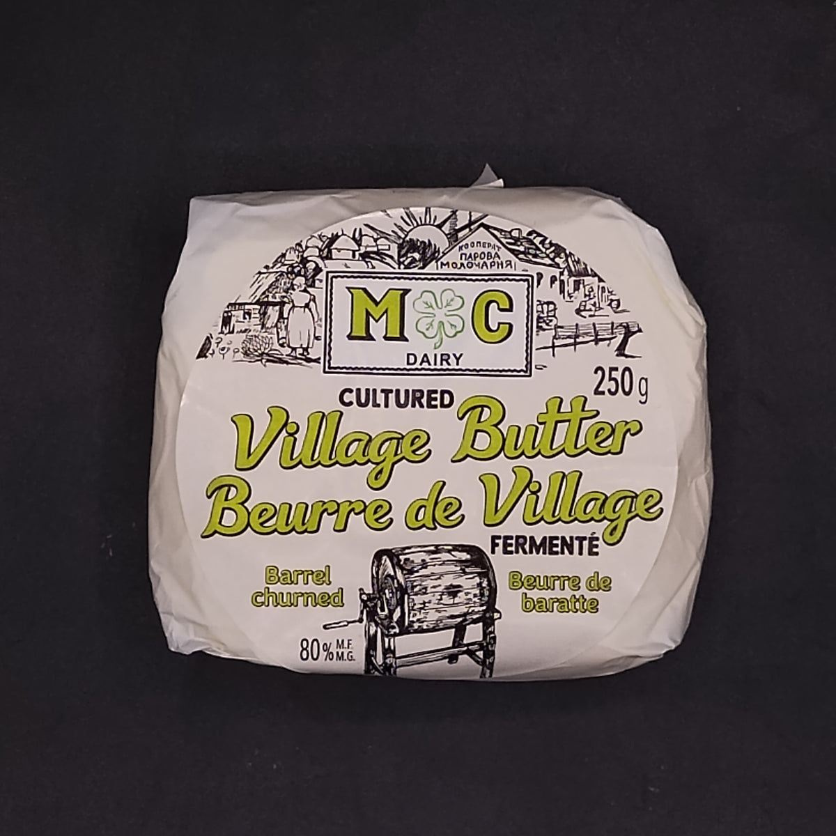 Village Butter Cultured 80% M.F. – Graze & Gather