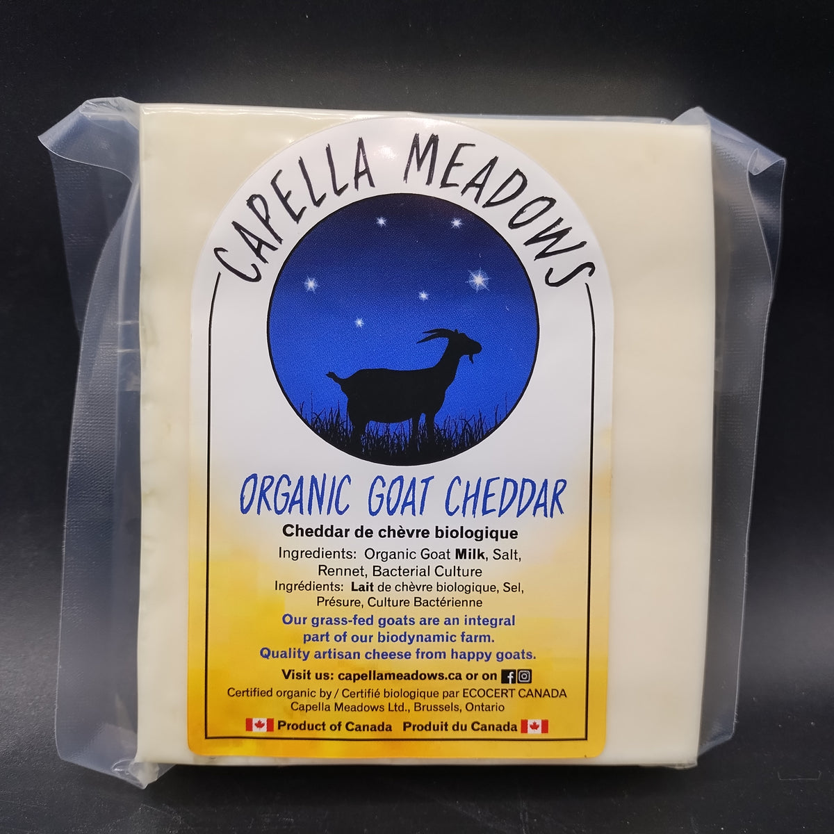 Goat Cheddar, Organic (~150g) – Graze & Gather