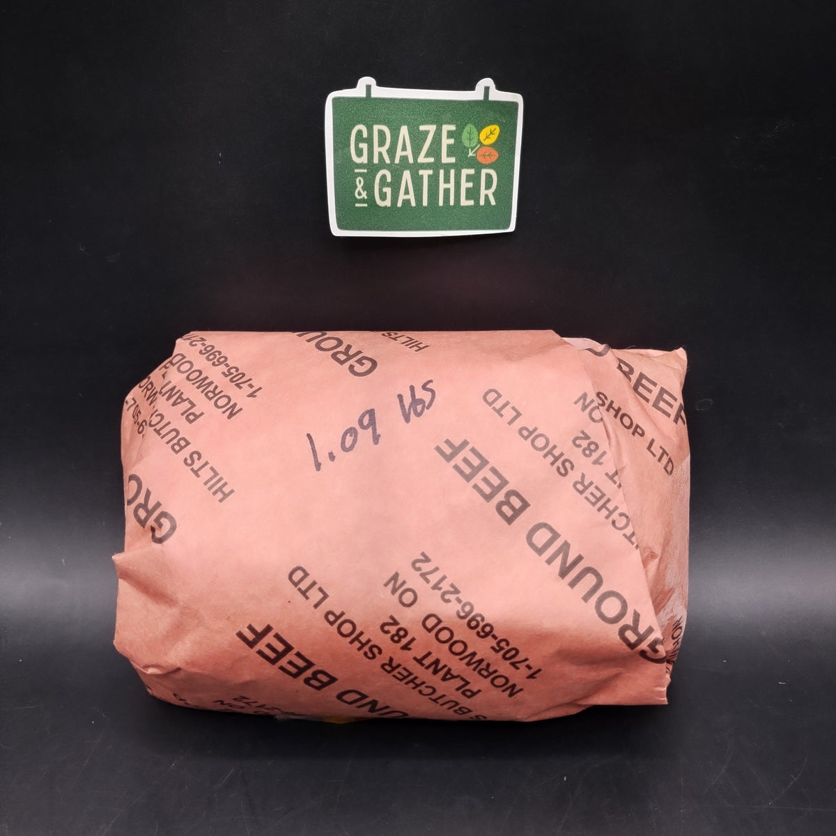 Ground Beef, Butcher Wrapped ~1lb – Graze & Gather